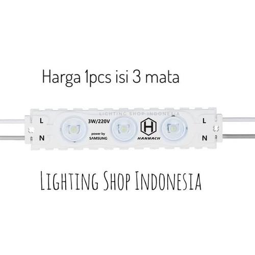 Jual lampu Module led 220v 3w waterproof samsung chip 3mata huruf ...