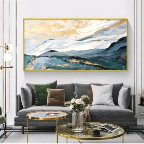 Promo Lukisan dinding abstrak modern art handmade hiasan dinding - Plus ...