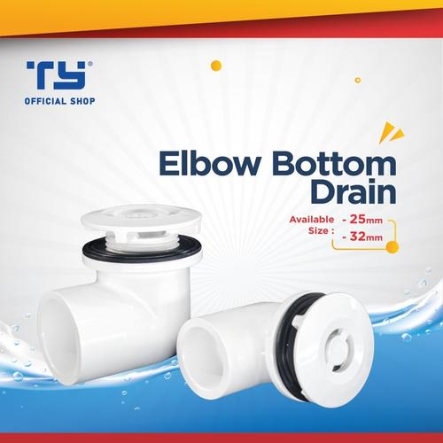 Jual TY fitting Elbow Drainage / Bottom Drain Pipa Pipe U - PVC by 3 ...