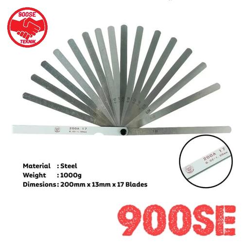 Jual Feeler Gauge | Fuller Gauge Blades | 17 Blades | 100 , 200 , 300 ...