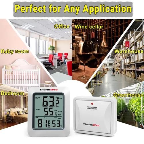 Jual ThermoPro Edge Tp60C 60M Thermometer Dalam Ruangan Luar Ruangan ...