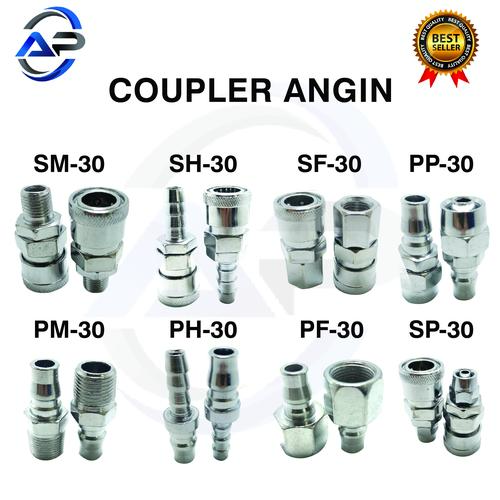 Jual Quick coupler sambungan spray gun DRAT 3/8" kopler SH30 PH30 SM30 ...