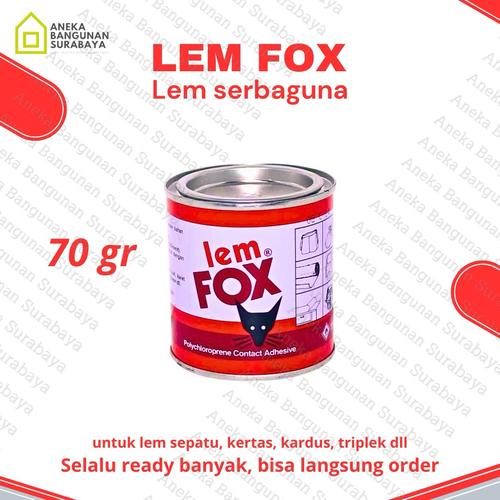 Jual Lem FOX kuning 70 gr | lem serbaguna sandal perekat - Kota ...