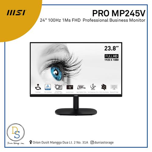 Promo MSI PRO MP245V Professional Business Monitor 23.8" FHD, VA, 100Hz ...