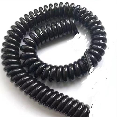 Jual cable spiral 2x1mm2 hitam per 1 meter tarikan.. panjang normal ...