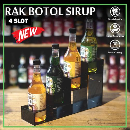 Jual Rak Akrilik Display Botol Sirup Isi 4 - Hitam - Kab. Bantul ...