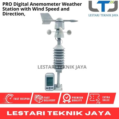 Jual PRO Digital Anemometer Weather Station with Wind Speed and ...