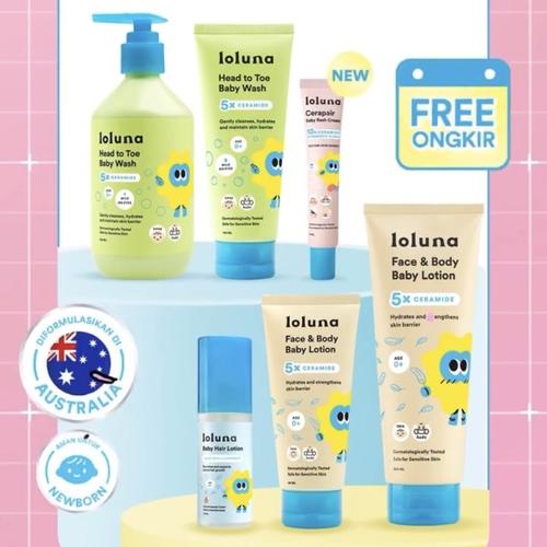Jual Loluna Baby Sabun Shampo Bayi Face Body Lotion Anak Newborn ...