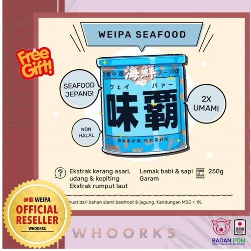 Jual WEIPA all purpose seasoning SEAFOOD ORI JEPANG bumbu masak broth ...