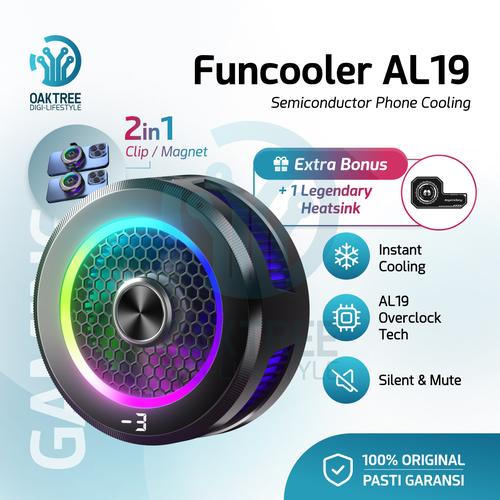 Jual Oaktree Funcooler AL19 Fan Cooler Radiator Pendingin HP Cooling Fan Gaming - Jakarta Utara ...