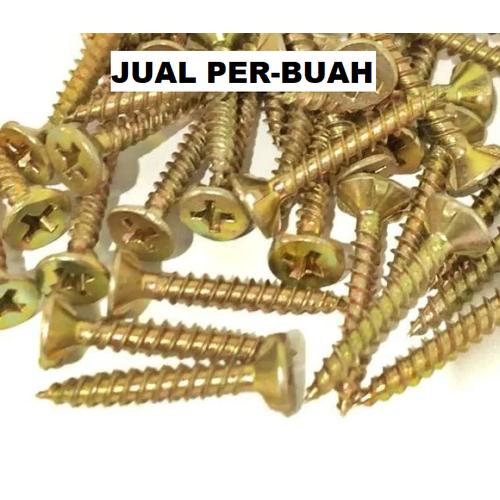 Jual Perbuah Skrup Kalsiboard 6 x 1 1/2 inch Sekrup Screw Calsiboard ...