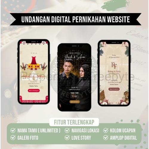 Jual Undangan Pernikahan Digital Website Ratusan Design - Privasi ...