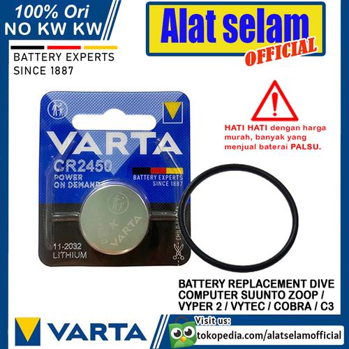Jual Battery Replacement Kit Oring Dive Computer Suunto Zoop Vyper 2 ...