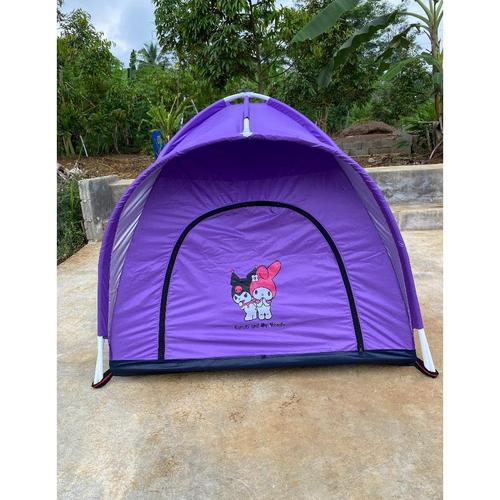 Jual ADA STOK Tenda Anak Warna Ungu Kuromi And My Melody | Tenda anak ...