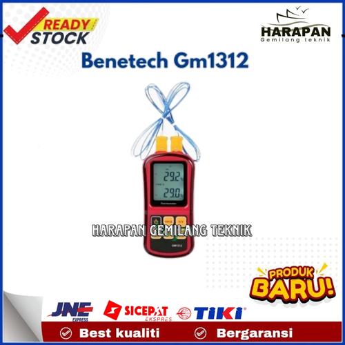 Jual GM1312 Thermocouple 2 Channel Benetech Probe Thermometer - Jakarta Barat - HARAPAN GEMILANG ...