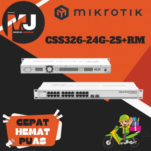 Jual Mikrotik CSS326-24G-2S+RM Low-Cost Switch Layer 3 dengan 24 port ...