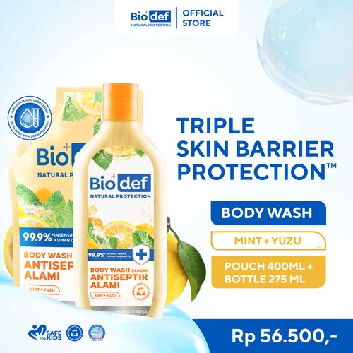 Promo Biodef Natural Protection Paket Body Wash Yuzu ( 275 ml & 400 ml ...
