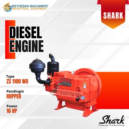Jual Mesin Penggerak Solar 16 HP Diesel Shark 16 PK ZS1100 Mesin Serbaguna - ZS1100 - tangki ...