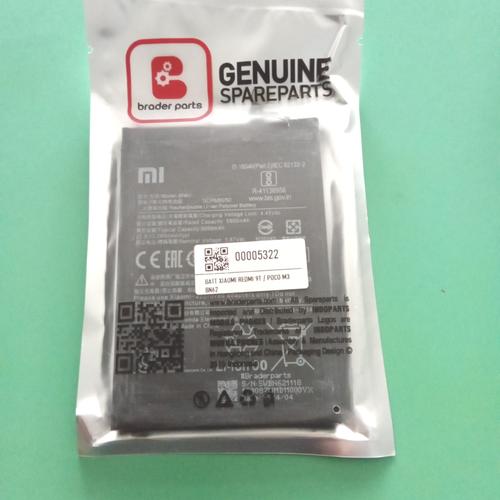 Jual BATERAI XIAOMI REDMI 9T / POCO M3 BN62 BRADERPART - Kab. Jember ...
