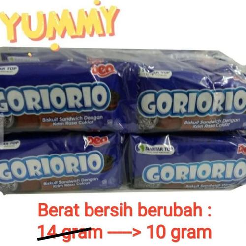 Jual goriorio biskuit sandwich mini pack | gorio isi 20 bks - Jakarta Selatan - Ichfani Store ...