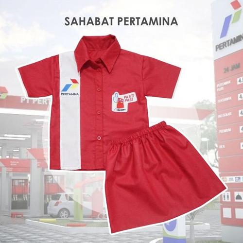 Jual Kostum Profesi PERTAMINA Boy & Girl (3 ukuran SML) | SPBU ...