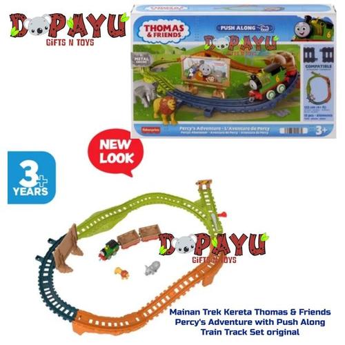 Jual Mainan Trek Kereta Percy Adventure Train Track Set original HVC12 ...