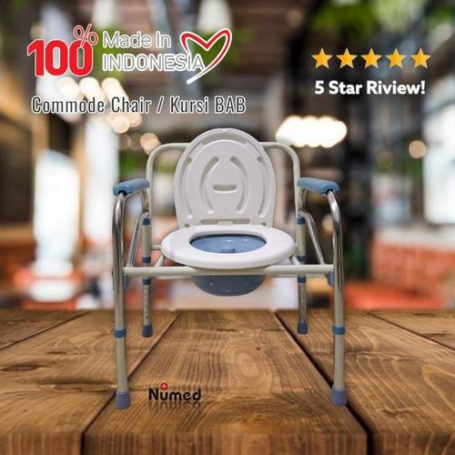 Jual ADA STOK Commode Chair Kursi BAB Lipat Manula Lansia / Toilet ...