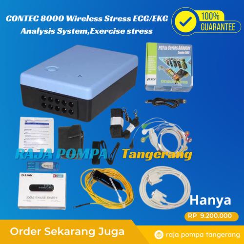 Jual CONTEC 8000 Wireless Stress ECG/EKG Analysis System,Exercise ...