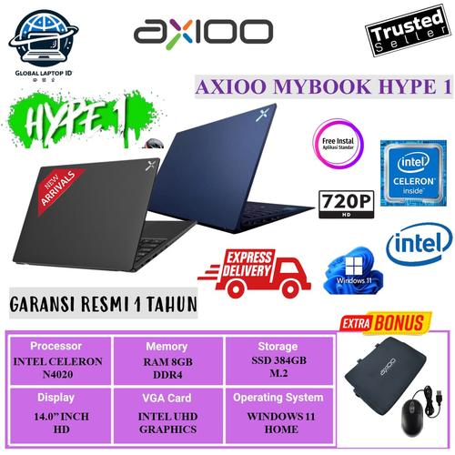 Jual RESMI - Laptop Sekolah AXIOO Hype 1 Intel Celeron N4020 RAM 8GB ...