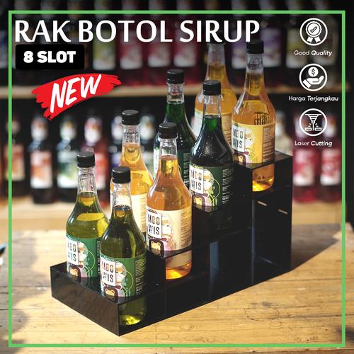 Jual Rak Akrilik Display Botol Sirup Isi 8 - Hitam - Kab. Bantul ...