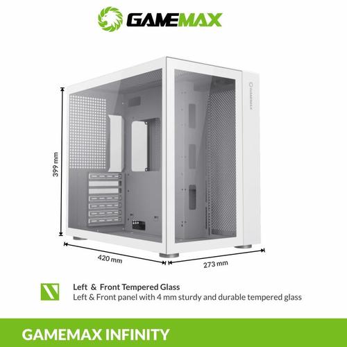 Jual Casing Pc Gamemax Infinity Atx - Casing Komputer Gaming Infinity ...