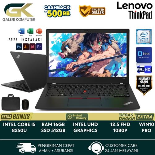 Jual Lenovo Thinkpad X280 Intel I5 8250U 8Gb 256Gb Ssd 12.5 Win10 PRO ...