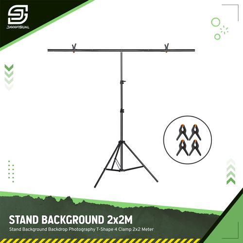 Jual Stand Background 2x2 4T Backdrop Stand + 4 Penjepit - Kota ...