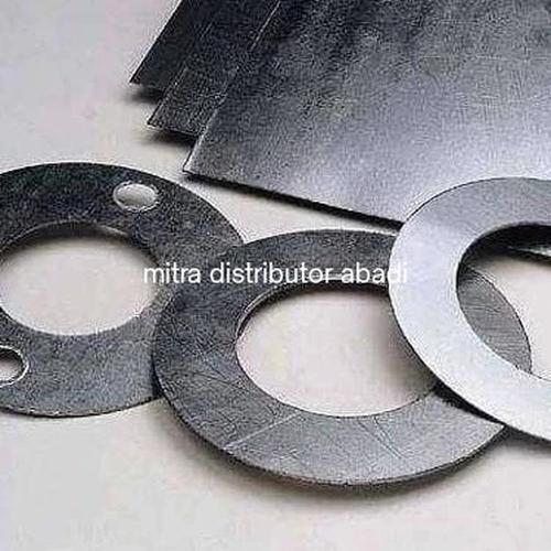 Jual Gasket Pure Graphite Plat Grafit Polos Stainless 1 1,5 1.5 2 3 4 5 ...