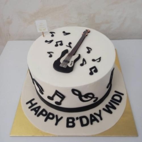 Jual Kue Ulang Tahun Gitar Bass - Jakarta Pusat - Sweet Recipe | Tokopedia