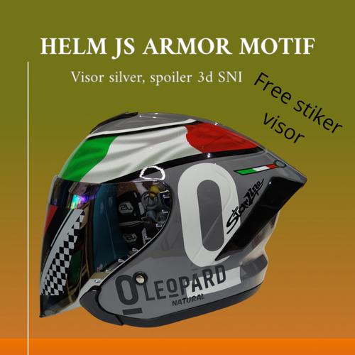 Jual helm js armor motif half face kekinian SNI helm dewasa Yakuza ...