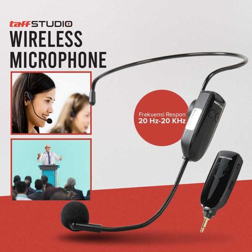 Promo microphone wireless bando baterai cash mikropon bando wireles ...