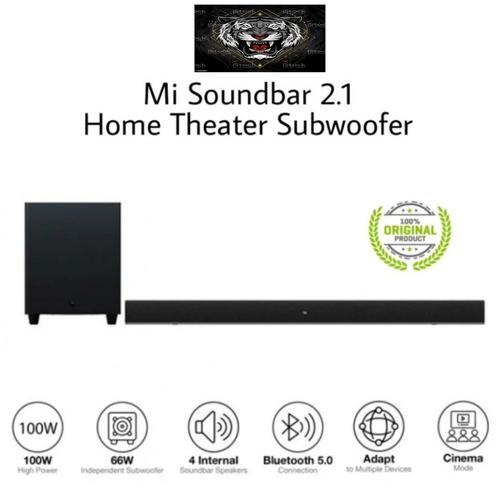 Jual XIAOMI Mi Soundbar 2.1 Home Theater Subwoover Sound System ...