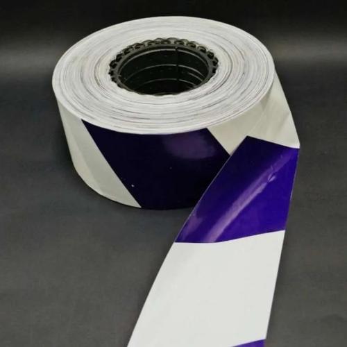 Jual Police Line Putih Ungu 3 Inch x 300 Meter Barricade Tape Tanpa ...