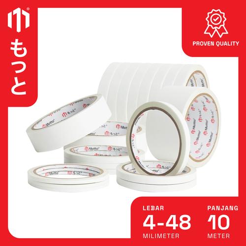 Jual Double Tape Aneka Ukuran 10 Meter - Motto Tape - 24mm x 10meter, 1 ...