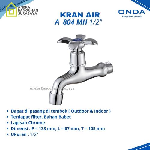 Jual Kran Air ONDA A 804 MH ½ " keran tembok kamar mandi taman A804 - Kota Surabaya - Aneka ...