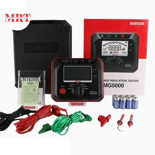 Jual Sanwa MG5000 Insulation Resistance Tester High Voltage 5000V ...