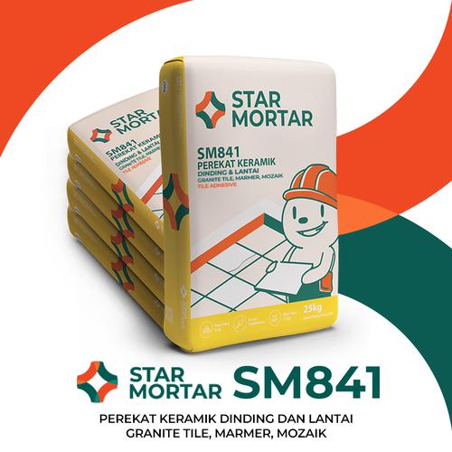 Jual STAR Mortar Perekat Granit, Marmer, Mozaik SM841 TILE ADHESIVE 25kg - Jakarta Barat - STAR ...