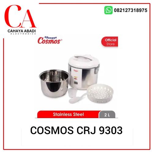 Jual MAGIC COM COSMOS RICE COOKER STEINLESS 2 liter CRJ-9303 CRJ 9303 ...