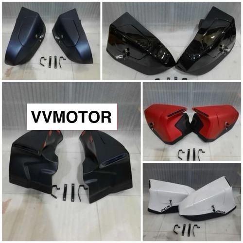 Jual SIDE BOX BOX SAMPING PCX 160 PLUS BREKET DAN SEN LED PNP - Hitam ...