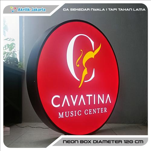 Promo Neon Box Bulat diameter 120cm - 1 sisi - Jakarta Timur - Akrilik ...