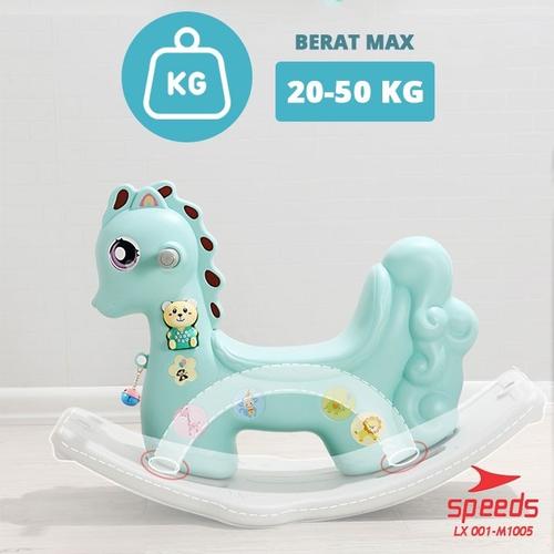 Jual MAINAN ANAK RIDE ON KUDA KUDAAN ROCKING HORSE M1005 - Biru ...
