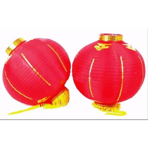 Promo 2PCS Lampion Polos Kain Sutra Lampion Polos Bahan Kain Lampion ...