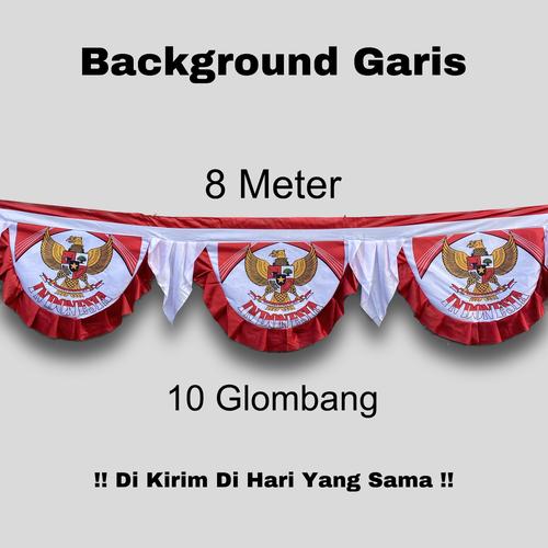 Jual Bendera Background Garuda Garis Merah Putih Dinding Rumah Kantor ...