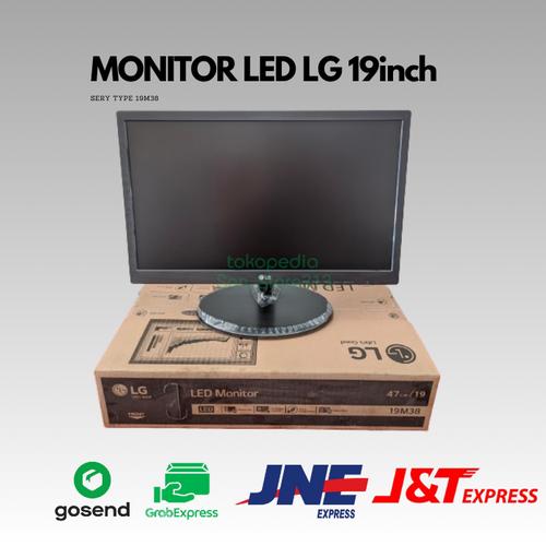 Jual monitor lg 22 inch mk400 hdmi new murah garansi lama - Hitam, 19 ...